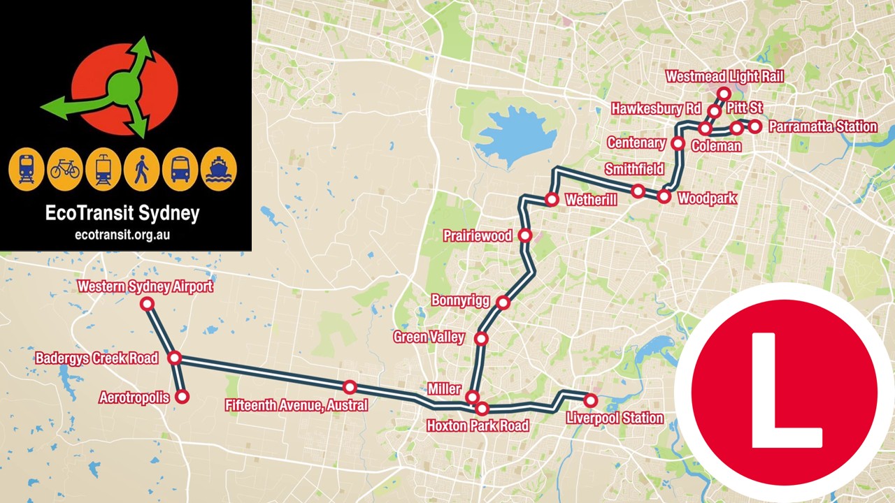 Upgrade T80 Bus/Liverpool to Parramatta Transitway to Light Rail ...